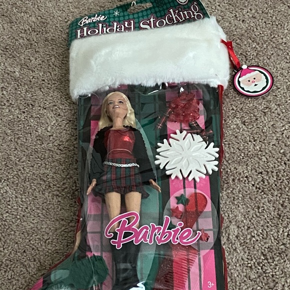 Mattel | Toys | Nip Barbie Inside Christmas Stocking From 207 | Poshmark